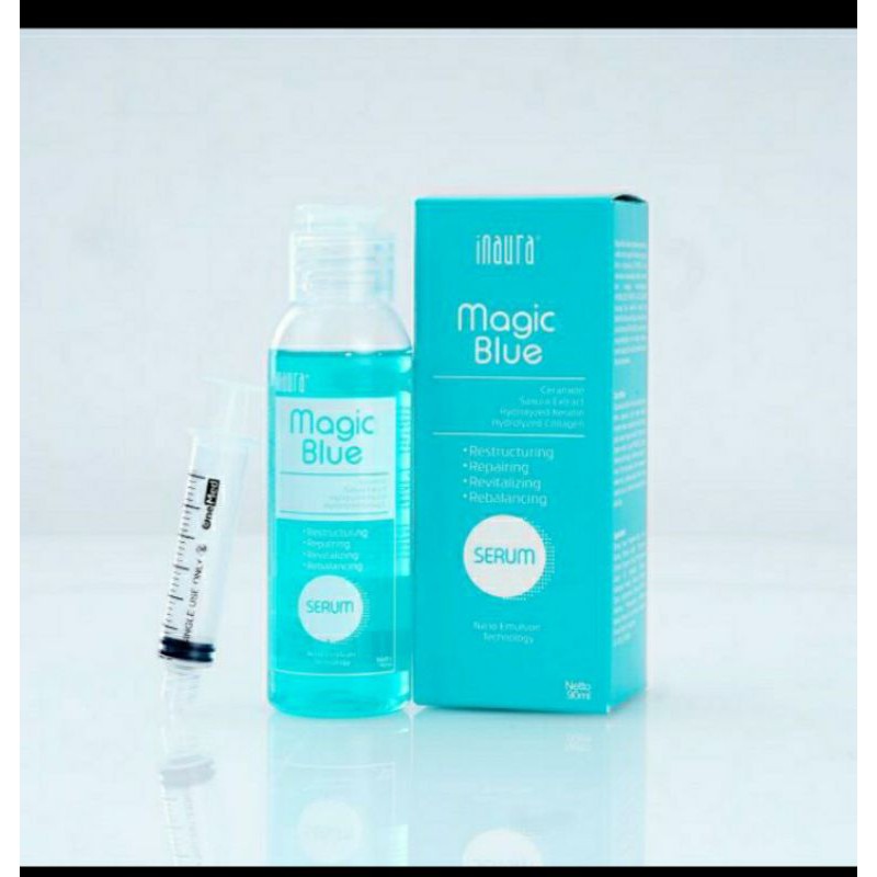 Jual Inaura Magic Blue Serum 90ml | Shopee Indonesia