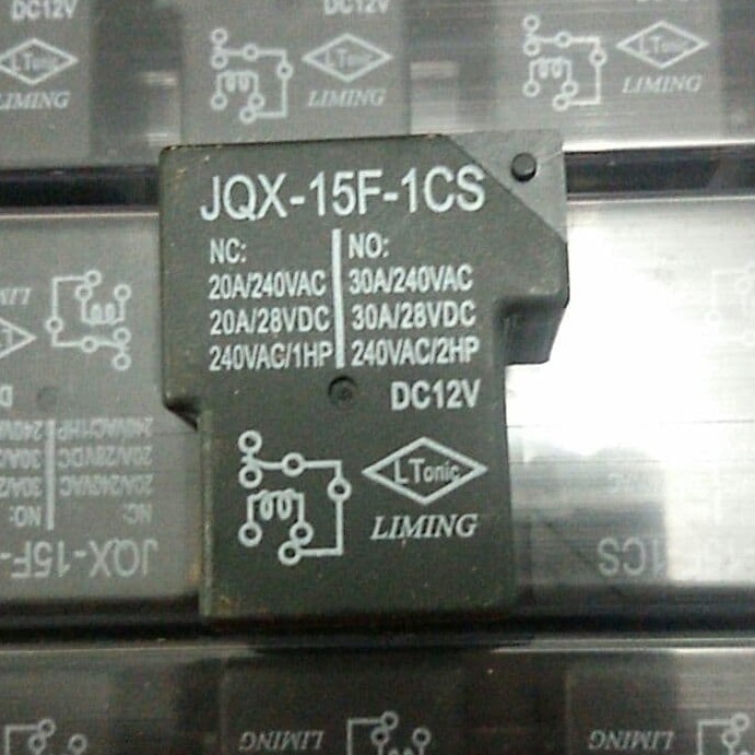 Jual Relay 20A NC 30A NO 240VAC 28VDC 12V 12 VDC Beban Besar OMR 5 6P ...