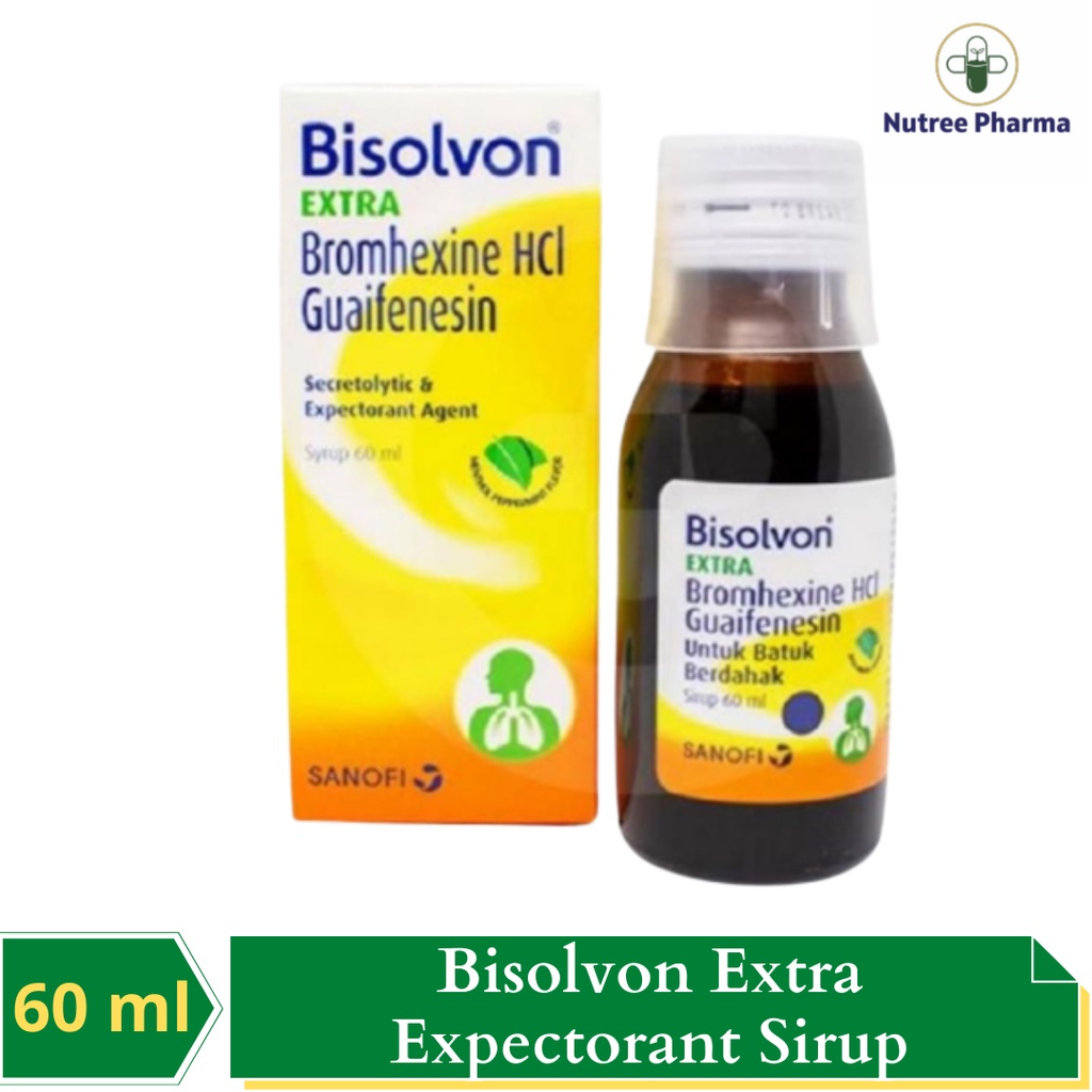 Jual Bisolvon Extra Syrup 60 ml obat batuk expectorant | Shopee Indonesia