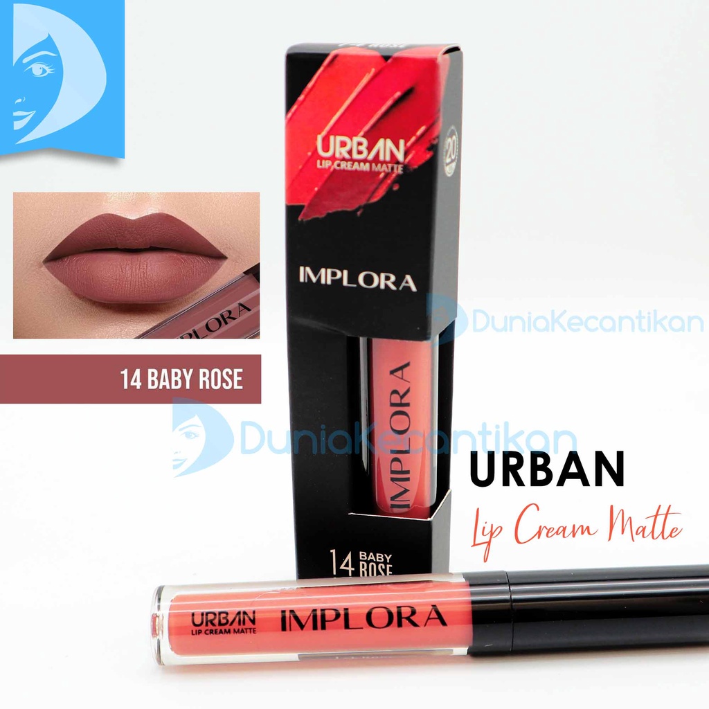 Jual Implora Urban Lip Cream Matte All Shade / LipCream Implora Lip ...
