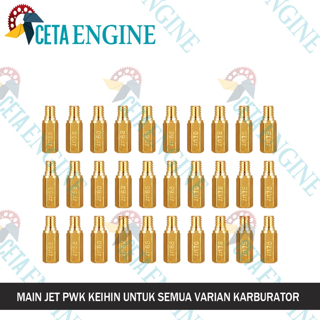 Jual [ BISA COD ] MAIN JET PWK KARBURATOR SPUYER MAINJET ORIGINAL KARBURATOR PWK PJ MJ PILOT JET ...