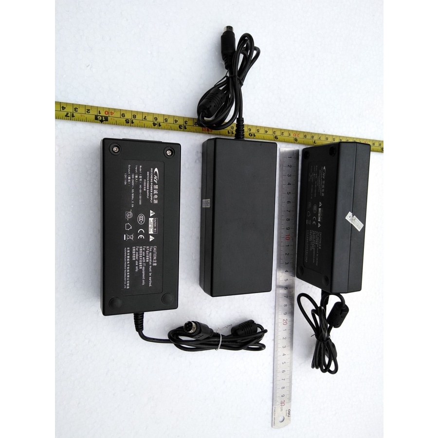 Jual Adaptor Power Supply Computer Desktop DC 12V 10 A Bekas 4 pin ...