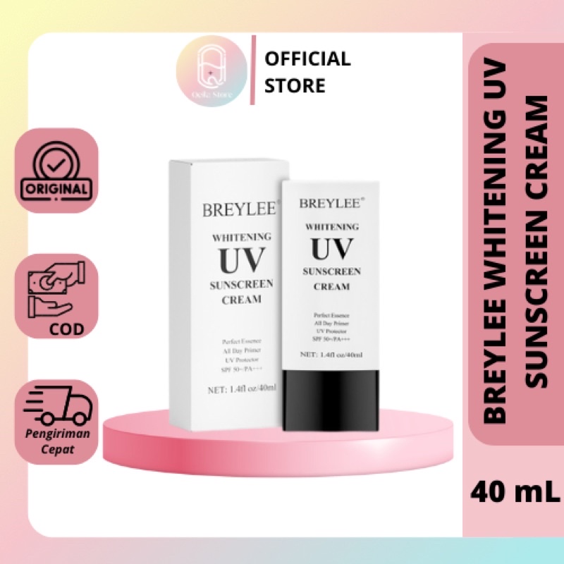 Jual BREYLEE WHITENING UV SUNSCREEN CREAM- Krim Tabir Surya SPF 50 ...