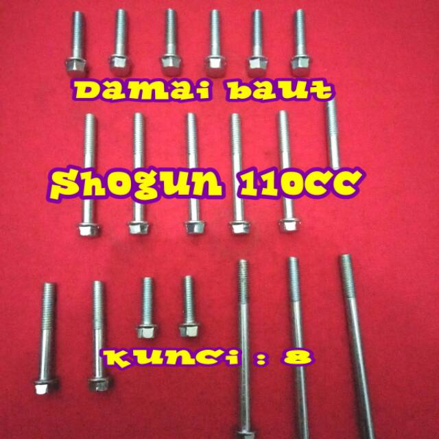 Jual BAUT-BAUD BLOK MESIN SHOGUN | Shopee Indonesia