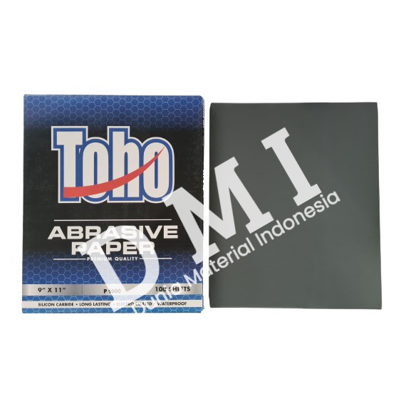 Jual Amplas Duco TOHO No 1000 | Amplas Lembar | Amplas Kertas Grit 1000 | Shopee Indonesia