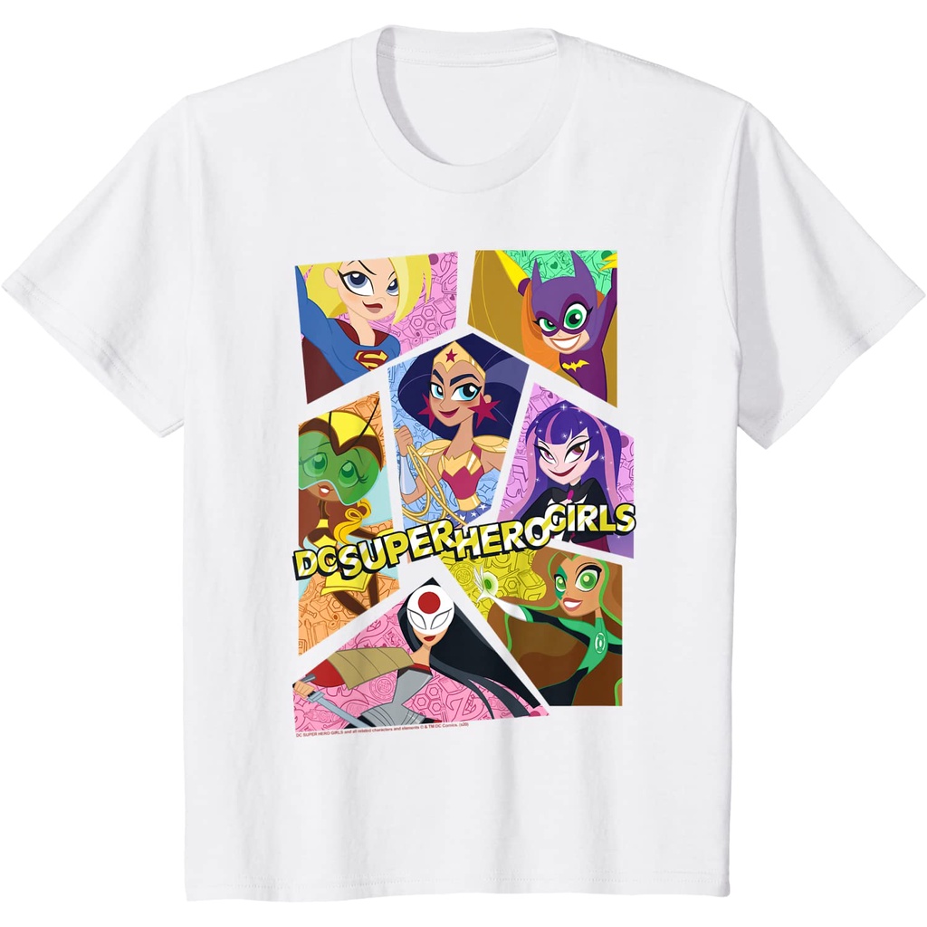 Jual Baju Kaos DC Comics Super Hero Girls Group Collage T-Shirt - Baju ...