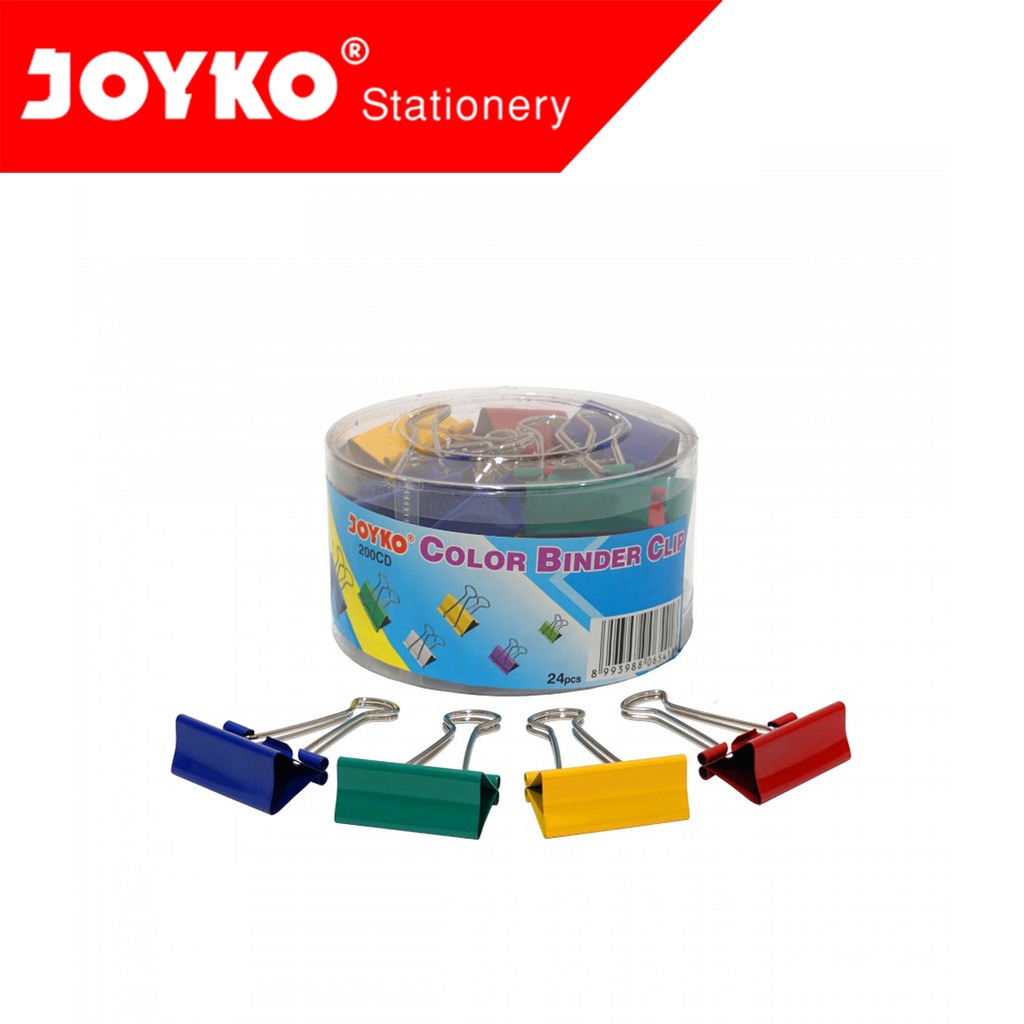 Jual Joyko Binder Clip 200 Warna (Toples isi 24) | Shopee Indonesia