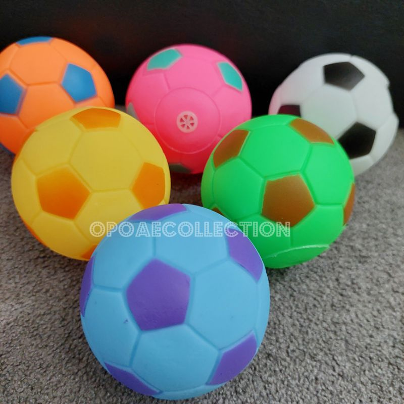 Jual Mainan anak mainan Bayi mainan Bola Karet Bola Cit cit warna cerah ...