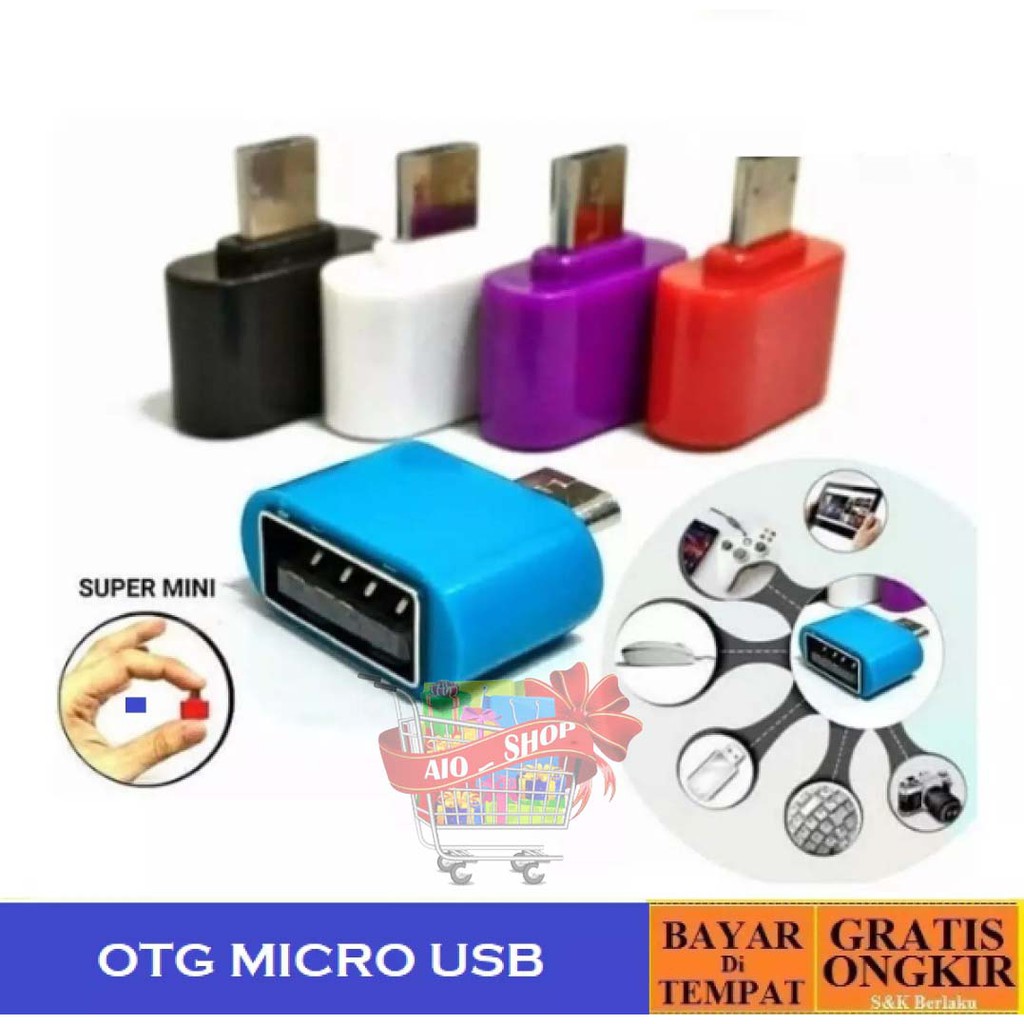 Jual AIO SHOP-OTG Micro USB Smart Non kabel Android Micro USB to USB ...