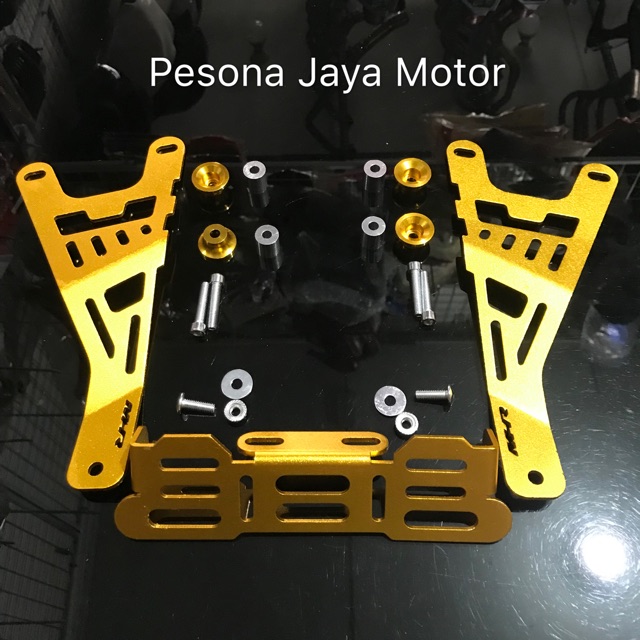 Jual Breket Plat Nomor Nmax Cnc Premium FAST BIKES Buat Nmax/Nmax New ...