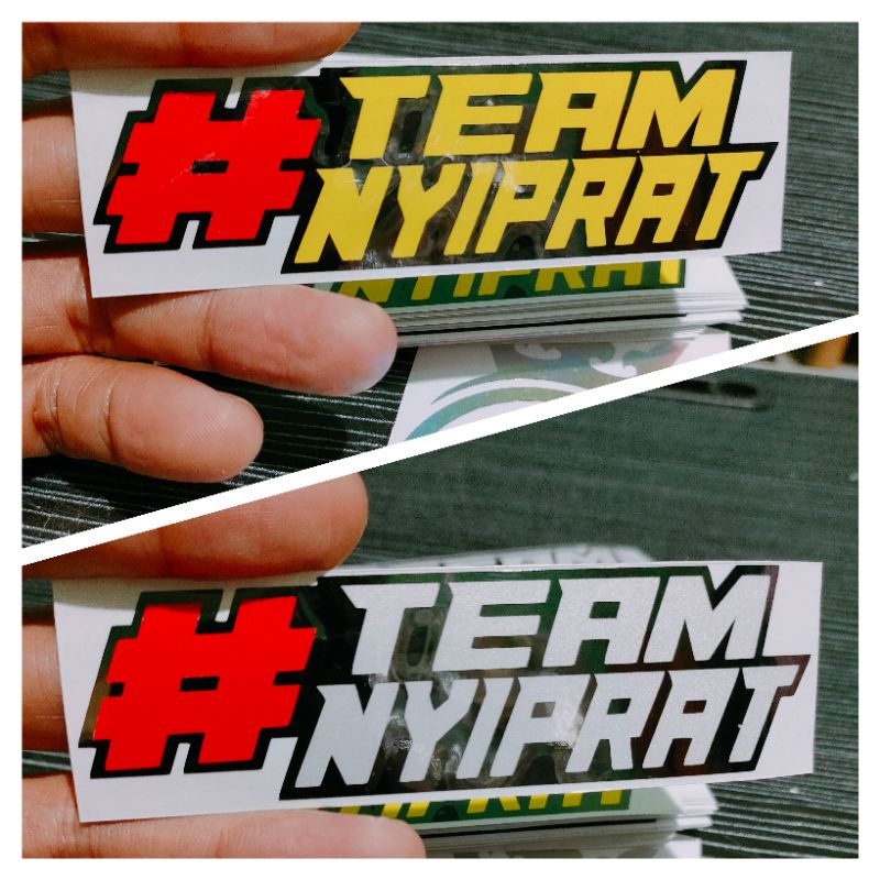 Jual stiker cutting team nyiprat | Shopee Indonesia