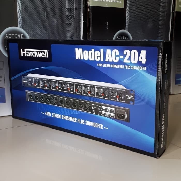Jual Promo Crossover Aktif Hardwell AC 204 Ac204 Subwoofer 4 way ...