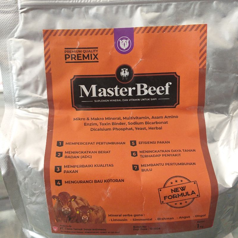 Jual master beef premix untuk penggemukan sapi, domba, dan kambing ...