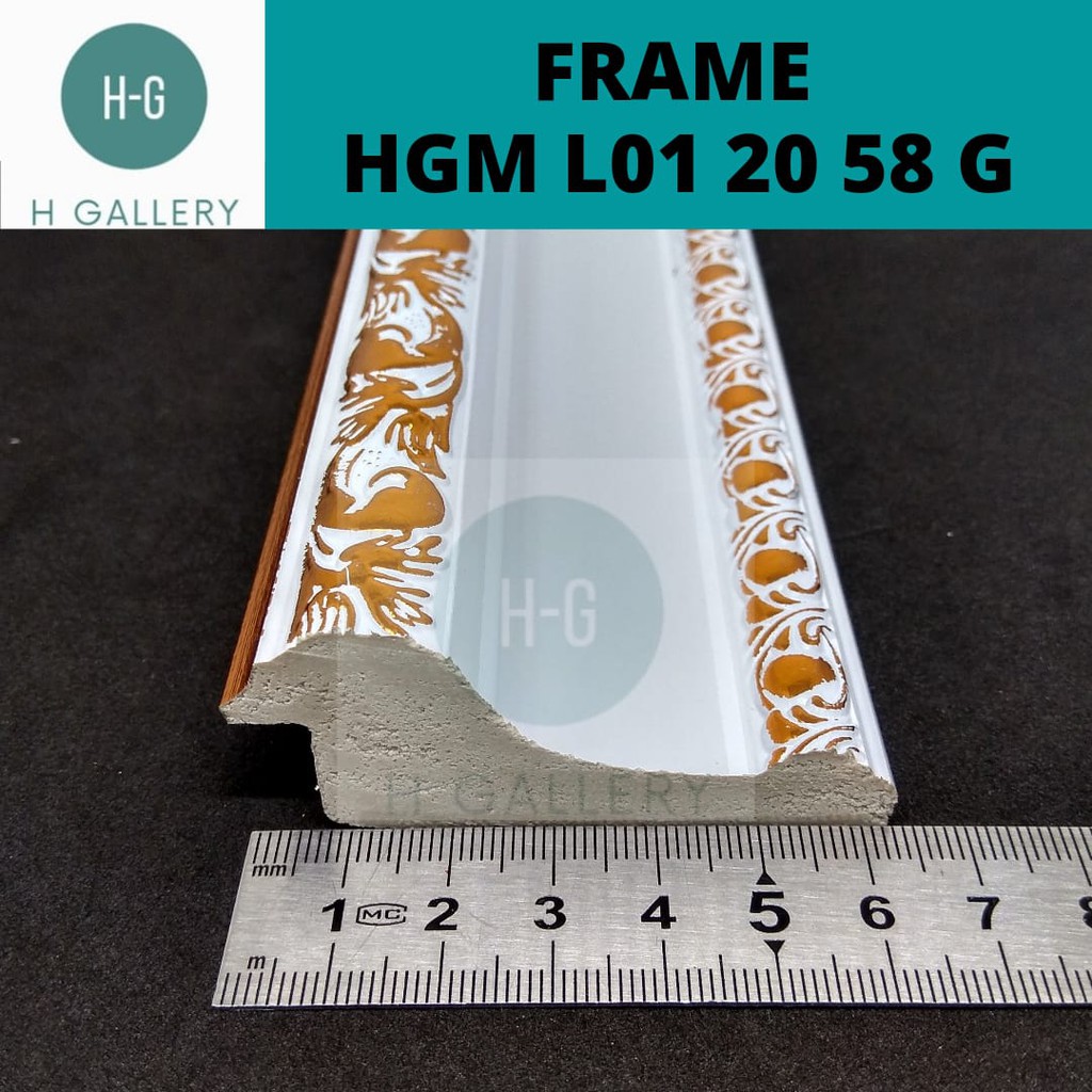 Jual L01 / BATANGAN BINGKAI FIBER POLYSTYRENE / FRAME FOTO PS - 3 METER ...