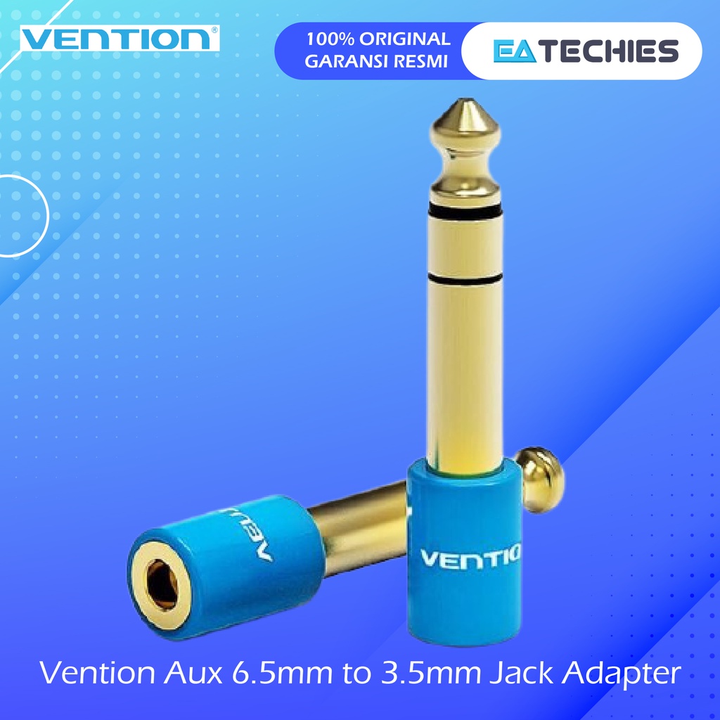 Jual Vention Audio Aux 6.5mm to 3.5mm Jack Female Converter Adapter - S01L | Shopee Indonesia