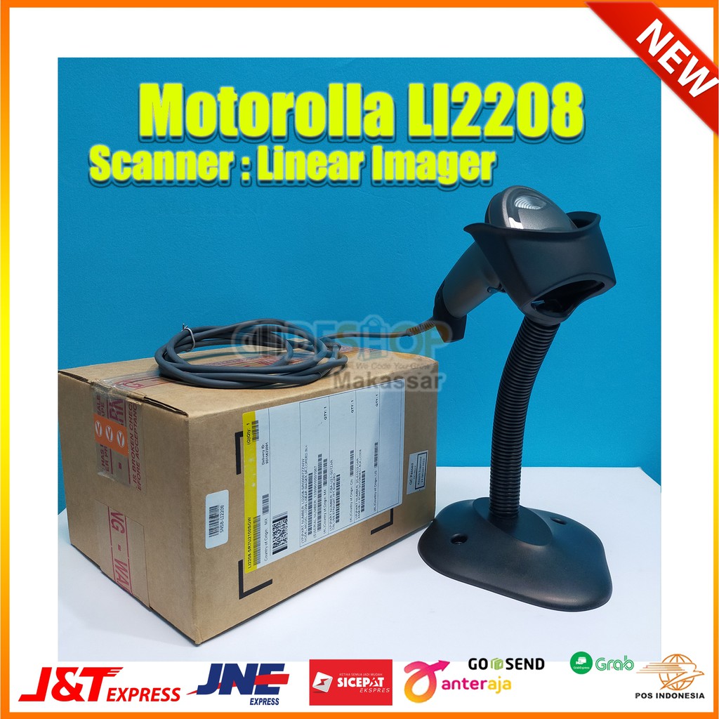 Jual BARCODE SCANNER MOTORROLA ZEBRA SYMBOL LI2208 MODEL BARU | Shopee ...