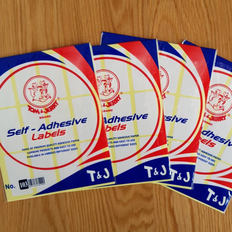 Jual Stiker label dua ukuran merk TJ | Shopee Indonesia