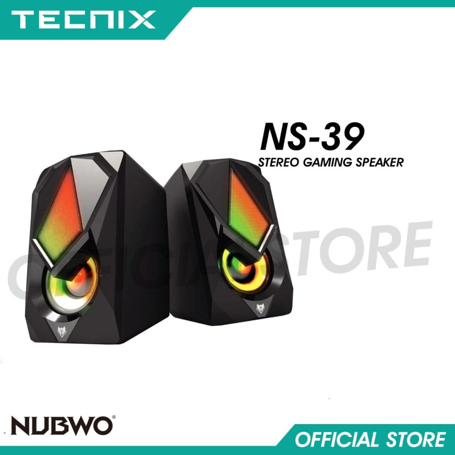 Jual SPEAKER GAMING 2.0 TECNIX NS-39 USB Speaker Screech Streo with LED Light - ORIGINAL ...