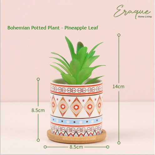 Jual Bohemian Potted Plant / Vas Pot Keramik Tanaman Bunga Aesthetic ...