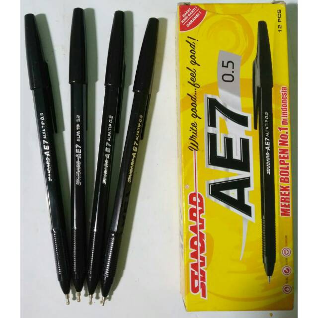 Jual PULPEN STANDARD AE7 - HITAM | Shopee Indonesia