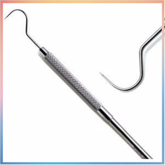 Jual Dental Sonde Halfmoon / Sonde Bengkok Bulan / Alat Kedokteran Gigi ...