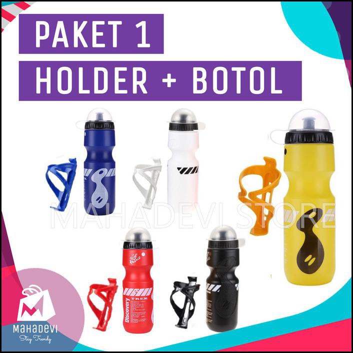Jual Paket Botol Minum Sepeda Dan Holder Sepeda Set Lengkap - Paket 1 ...