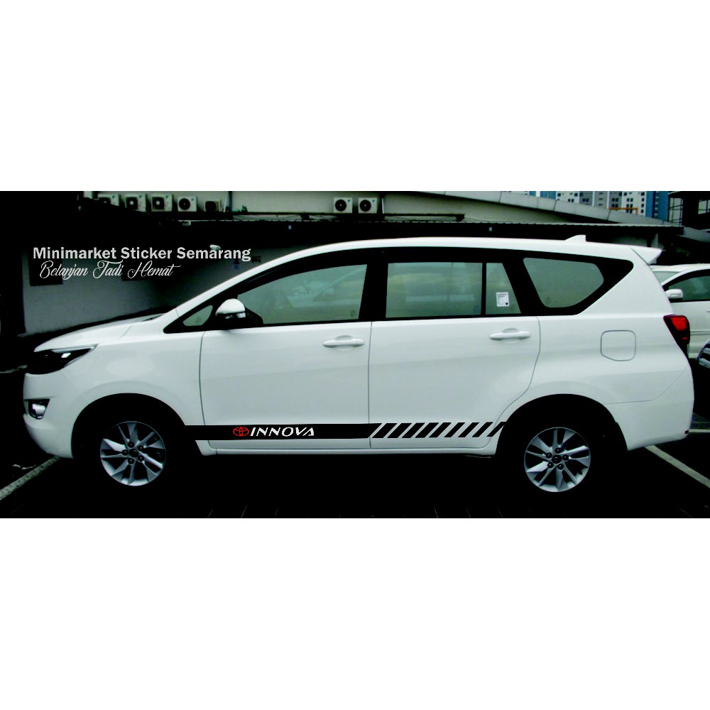 Jual sticker stiker stripe list mobil innova cutting sticker toyota ...