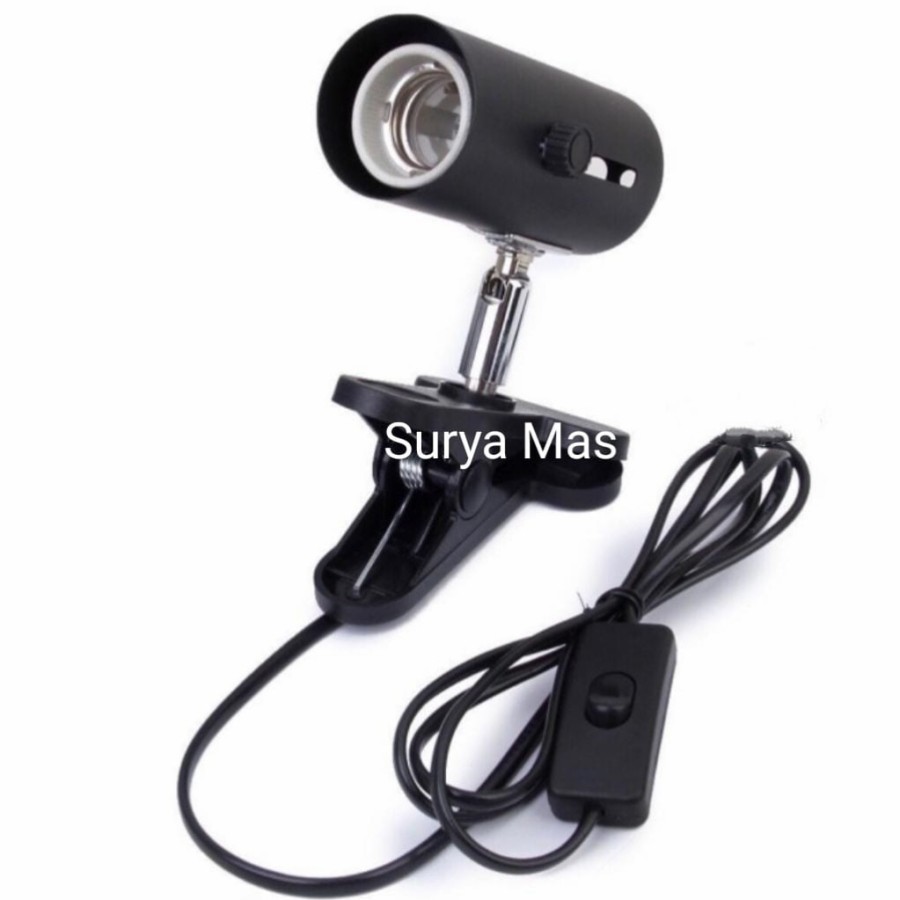 Jual Lampu Fitting Jepit Keramik Kura Kura Reptil Uva Uvb Komplit Kabel ...