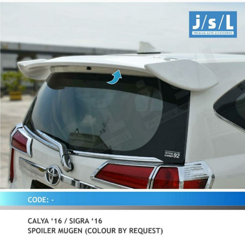 Jual Spoiler Calya Sigra Mugen Warna by request ORI JSL | Shopee Indonesia