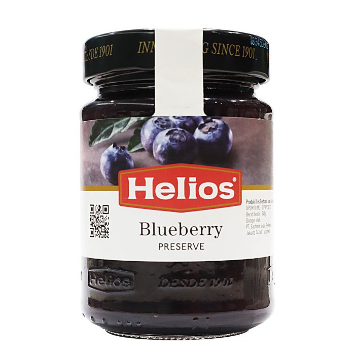 Jual Selai Buah Helios Blueberry Preserve 340g | Shopee Indonesia