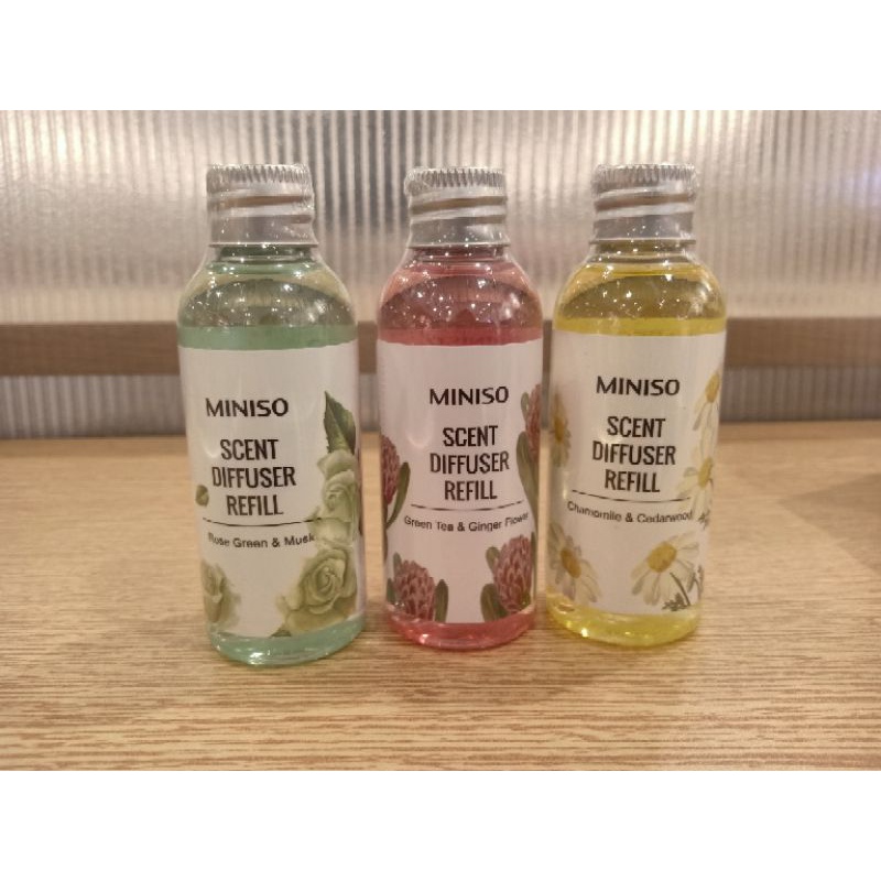 Jual MINISO Scent diffuser refill pengharum ruangan isi ulang diffuser ...