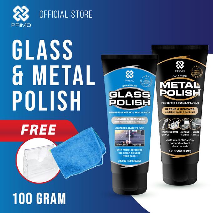 Jual Paket Primo Glass & Metal Polish 100Gr X 2 | Shopee Indonesia