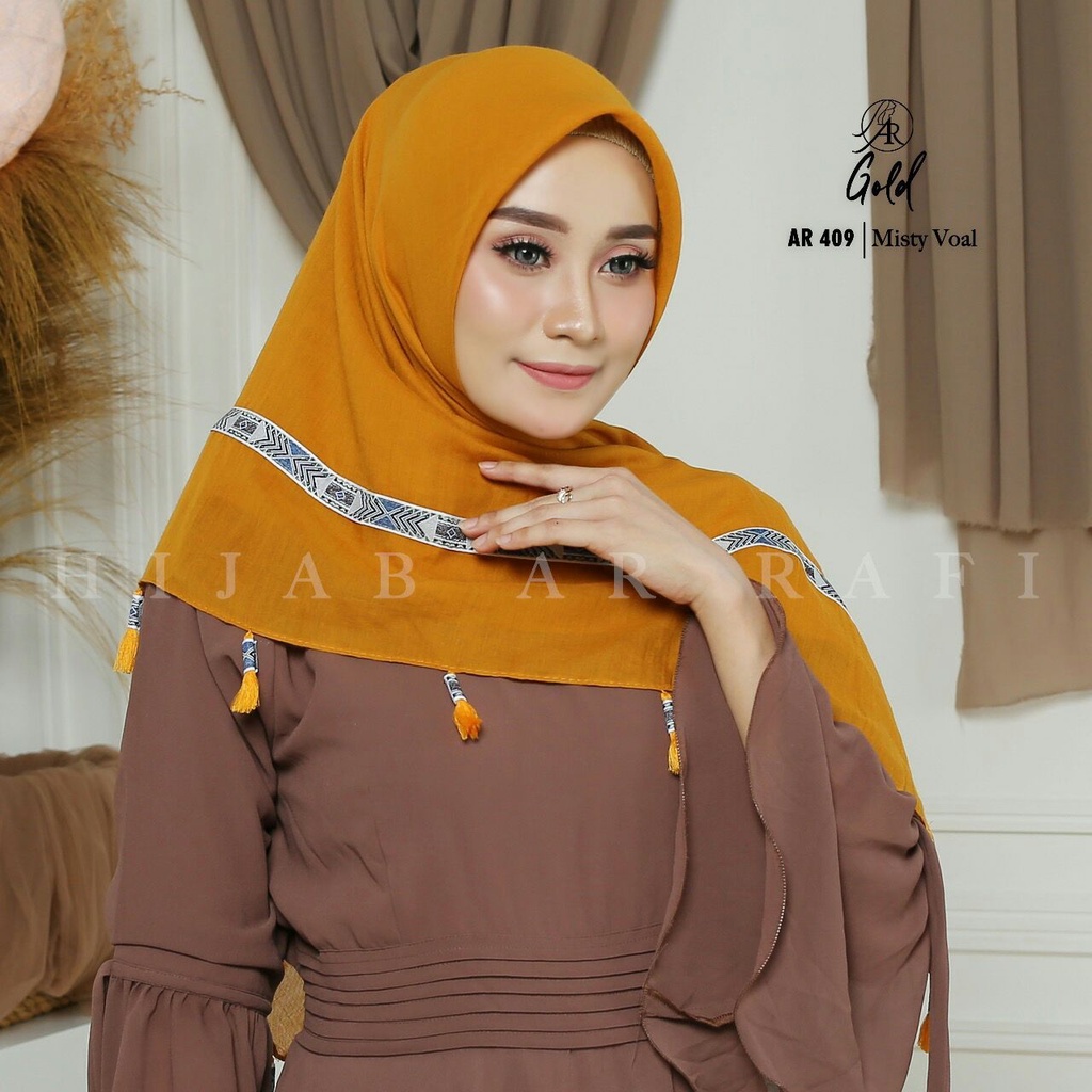 Jual Ar Rafi Jilbab Segi Empat Polos ukuran 110 x 110 cm | Shopee Indonesia