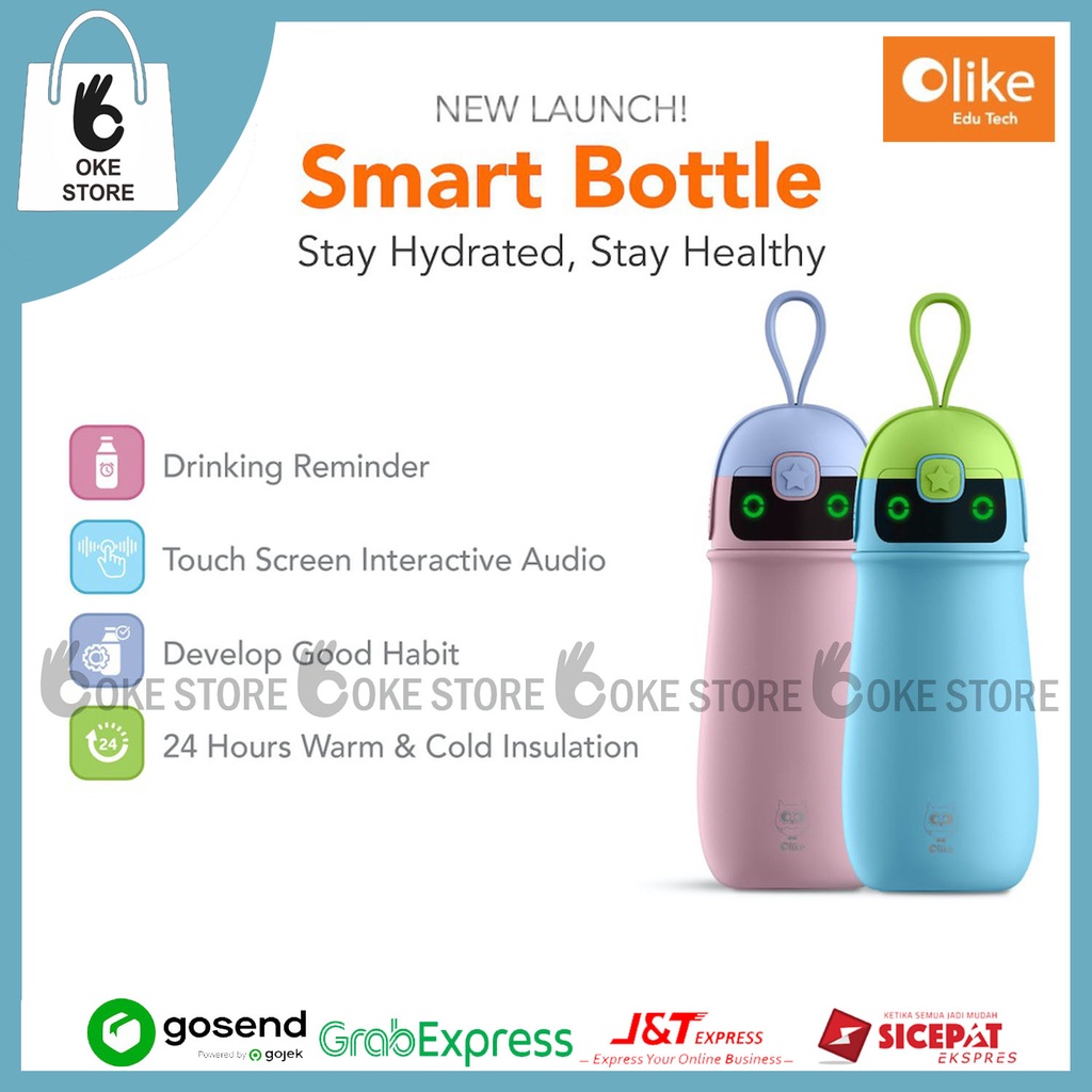 Jual Olike Smart Bottle - Botol Minum Pintar | Shopee Indonesia