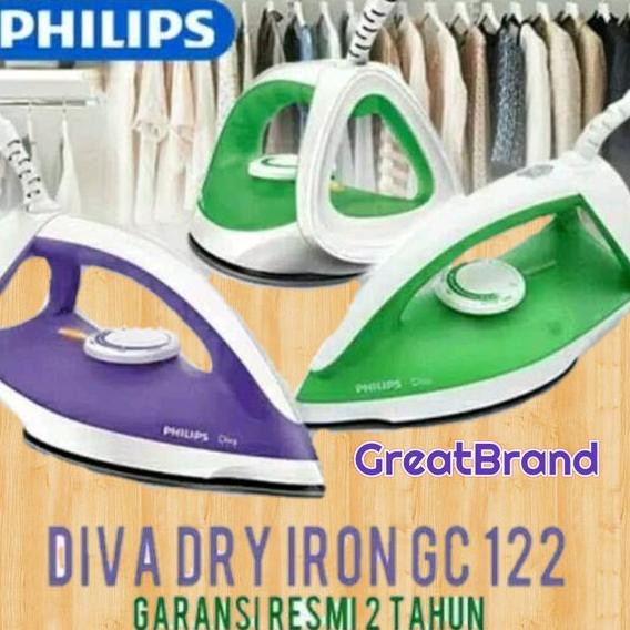 Jual Original Setrika Philips Diva GC122 Garansi Resmi (KODE 6869 ...