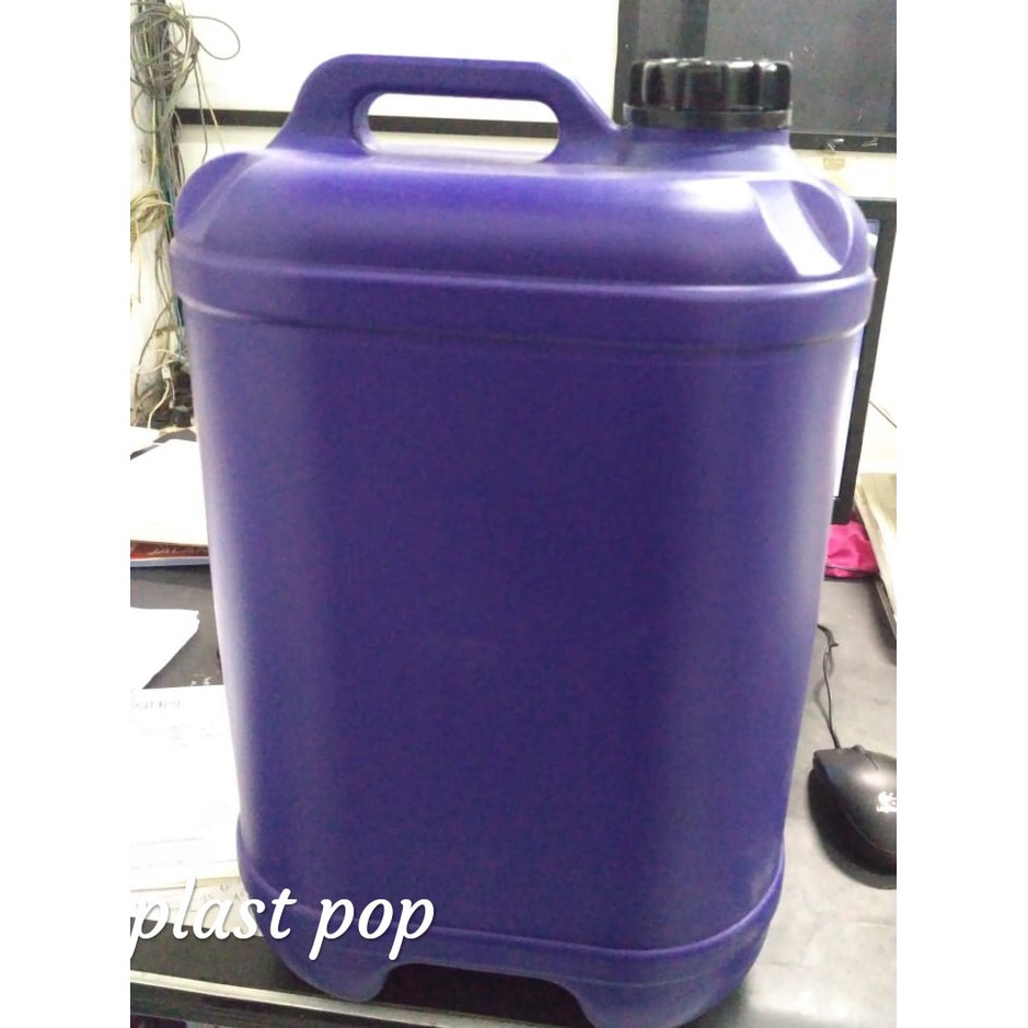 Jual Jerigen 25 liter biru / 25 kg / jerigen biru 25 kg / 25 liter ...