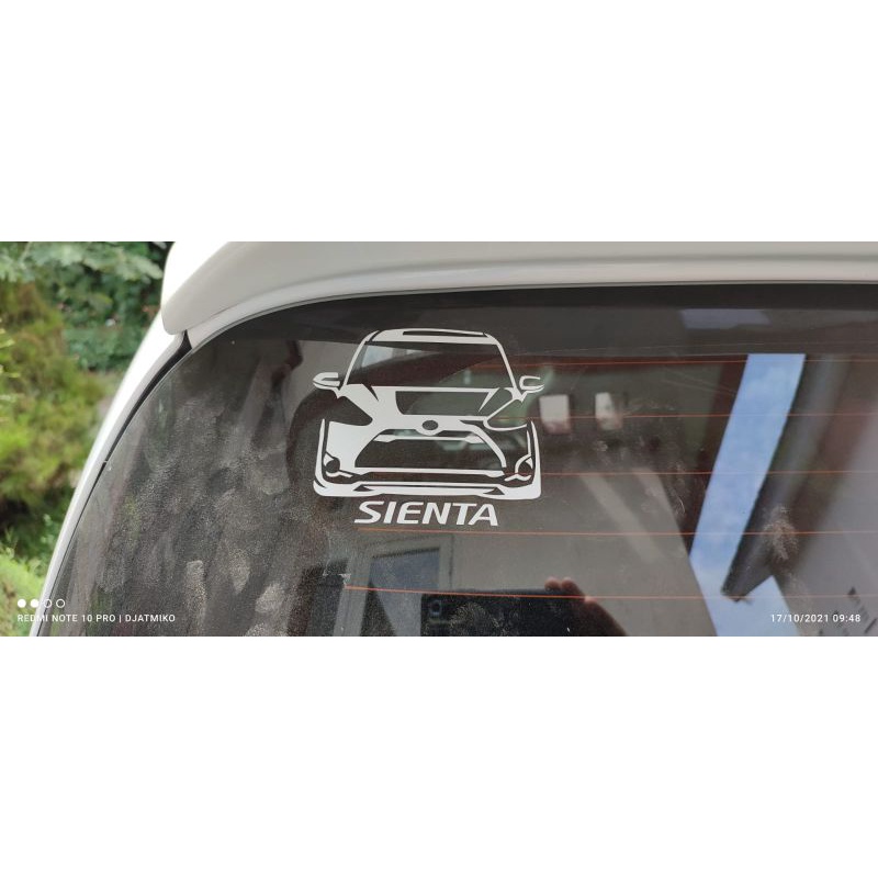 Jual stiker Toyota Sienta ( siluet cutting sticker ) | Shopee Indonesia