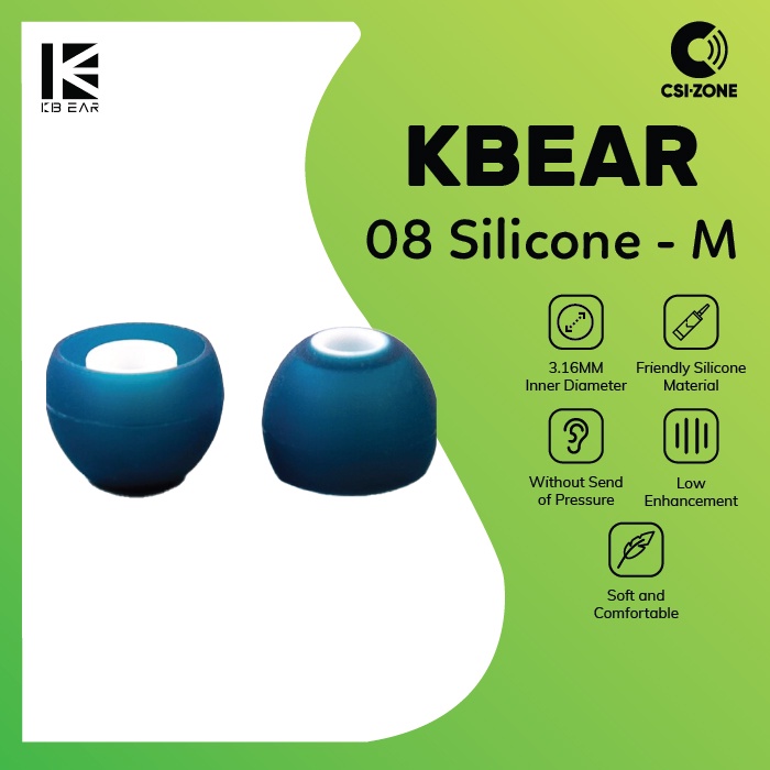Jual KBEAR 08 Silicone Eartips Replacement | Shopee Indonesia