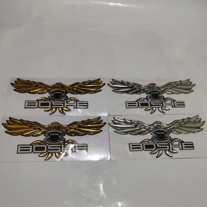 Jual Stiker Timbul BOSHE ukuran 14.5x7 . | Shopee Indonesia