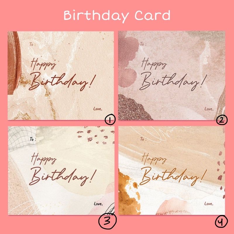 Jual Bbijoux.id Birthday Card Kartu Ucapan Ulang Tahun | Shopee Indonesia