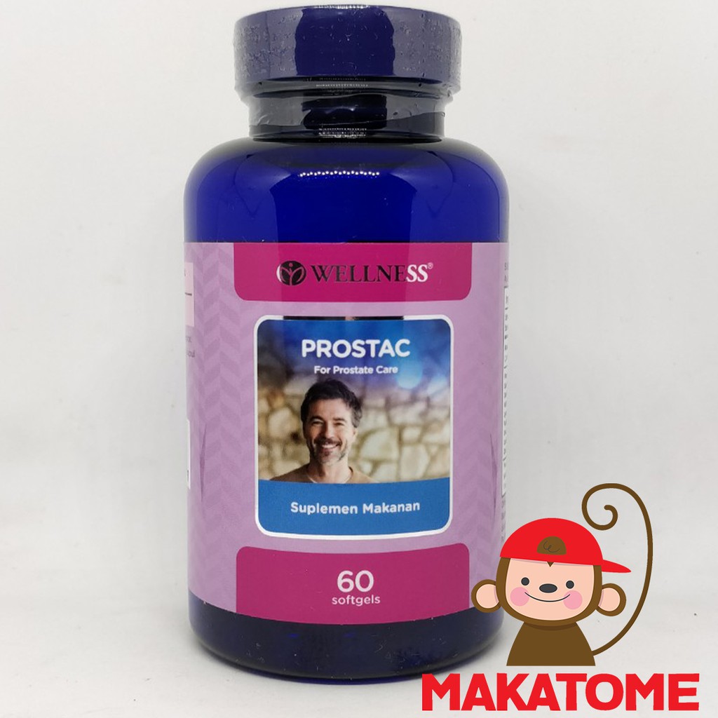 Jual Wellness PROSTAC 60 SOFTGELS Prostate Care vitamin Prostat pria ...