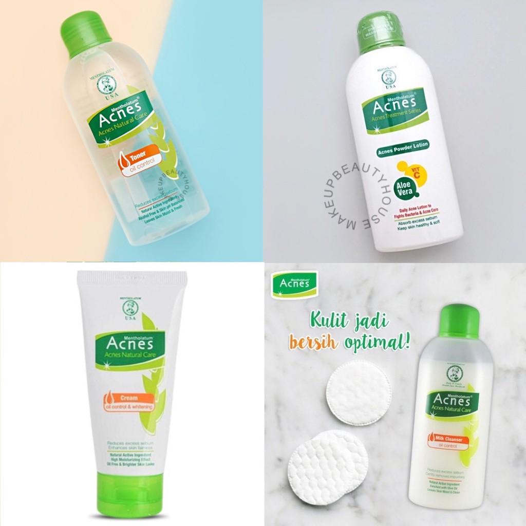 Jual ACNES Oil Control Toner 110ml / Milk Cleanser / Powder Lotion ...