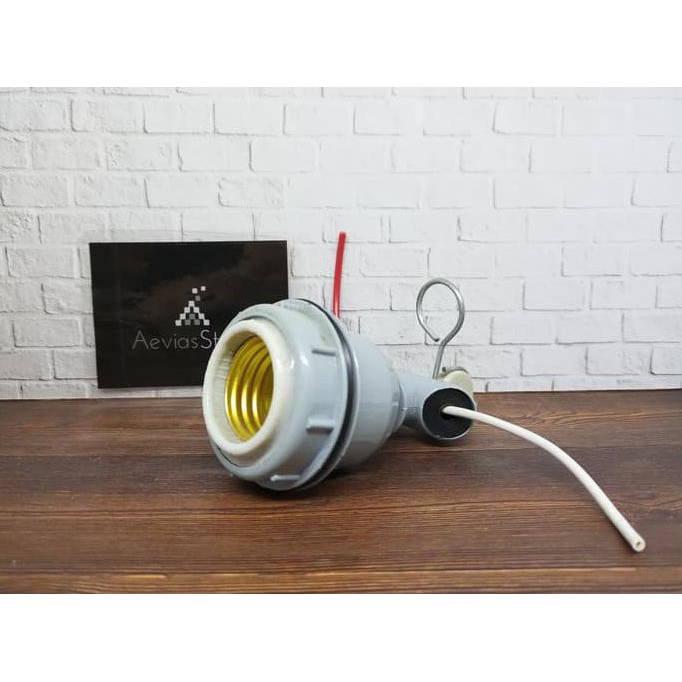 Jual Jual Fitting Besi Bohlam / Bola Lampu Gantung / Jalan, E27. Murah ...