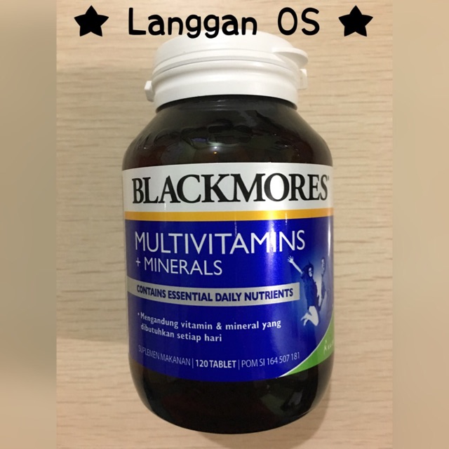 Jual Blackmores Multivitamins + Minerals isi 120 tablet | Shopee Indonesia
