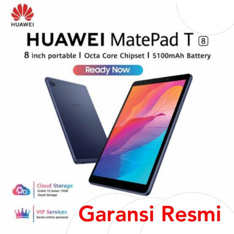 Jual Huawei Tablet Matepad T8 Garansi Resmi 1 Tahun Mate Pad 8 Inch ...