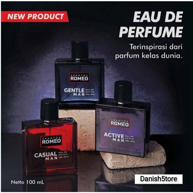 Jual Parfum Pria EDP Shantos Romeo Man | Parfum Tahan Lama Ukuran 100ml ...
