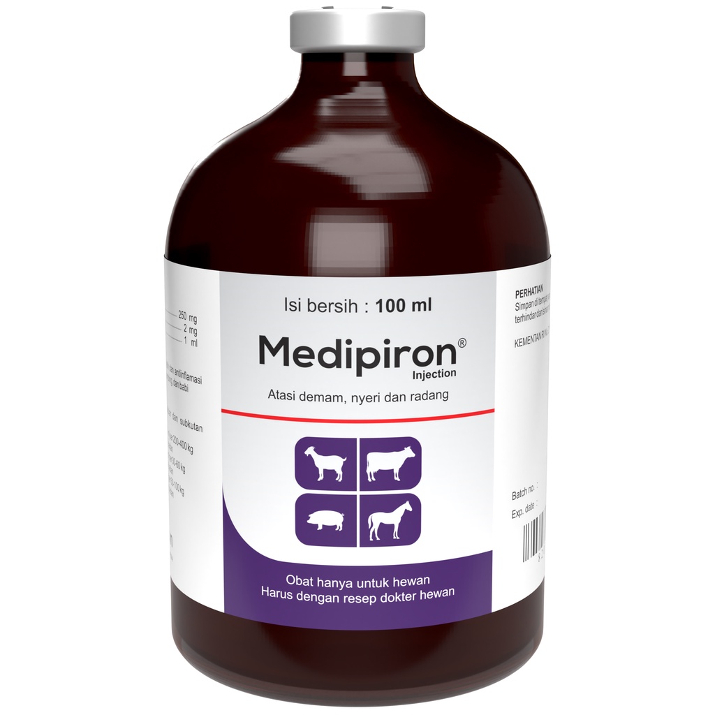 Jual MEDIPIRON INJEKSI 100 ml - Hilangkan rasa nyeri/sakit (analgesik ...
