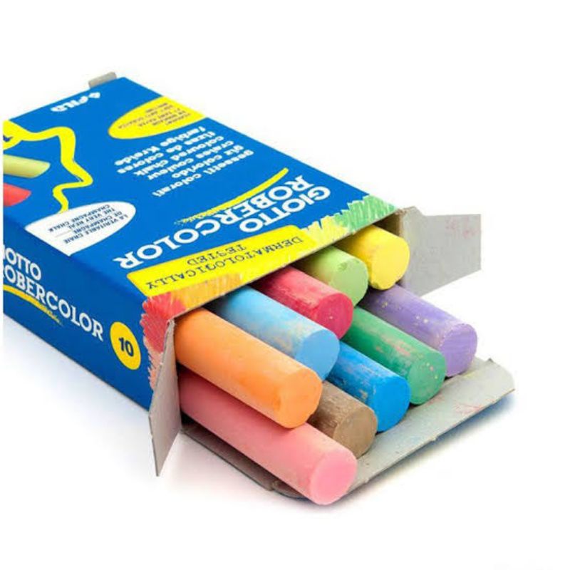 Jual GIOTTO ROBERCOLOR BLACKBOARD COLOR CHALK KAPUR TULIS WARNA BEBAS ...