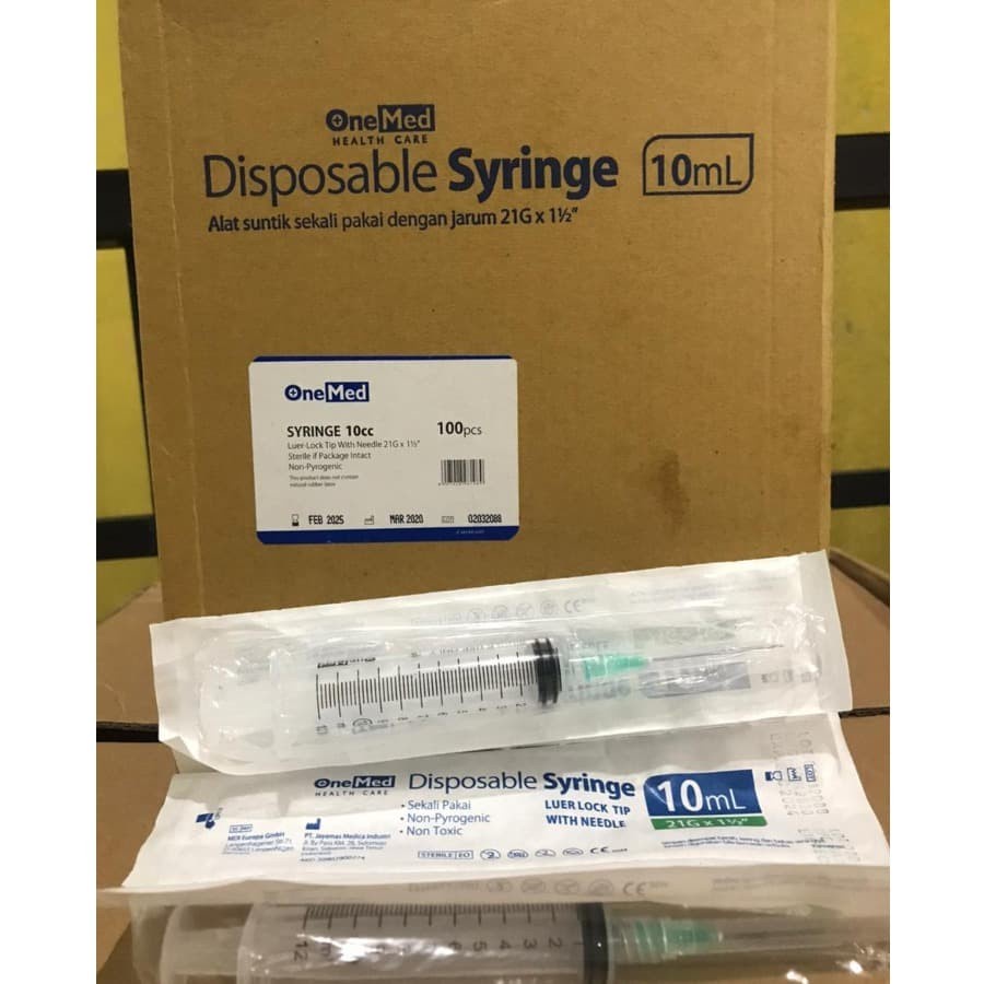 Jual Suntikan 10ml / 10cc med alat pemberian obat atau vitamin injek ...
