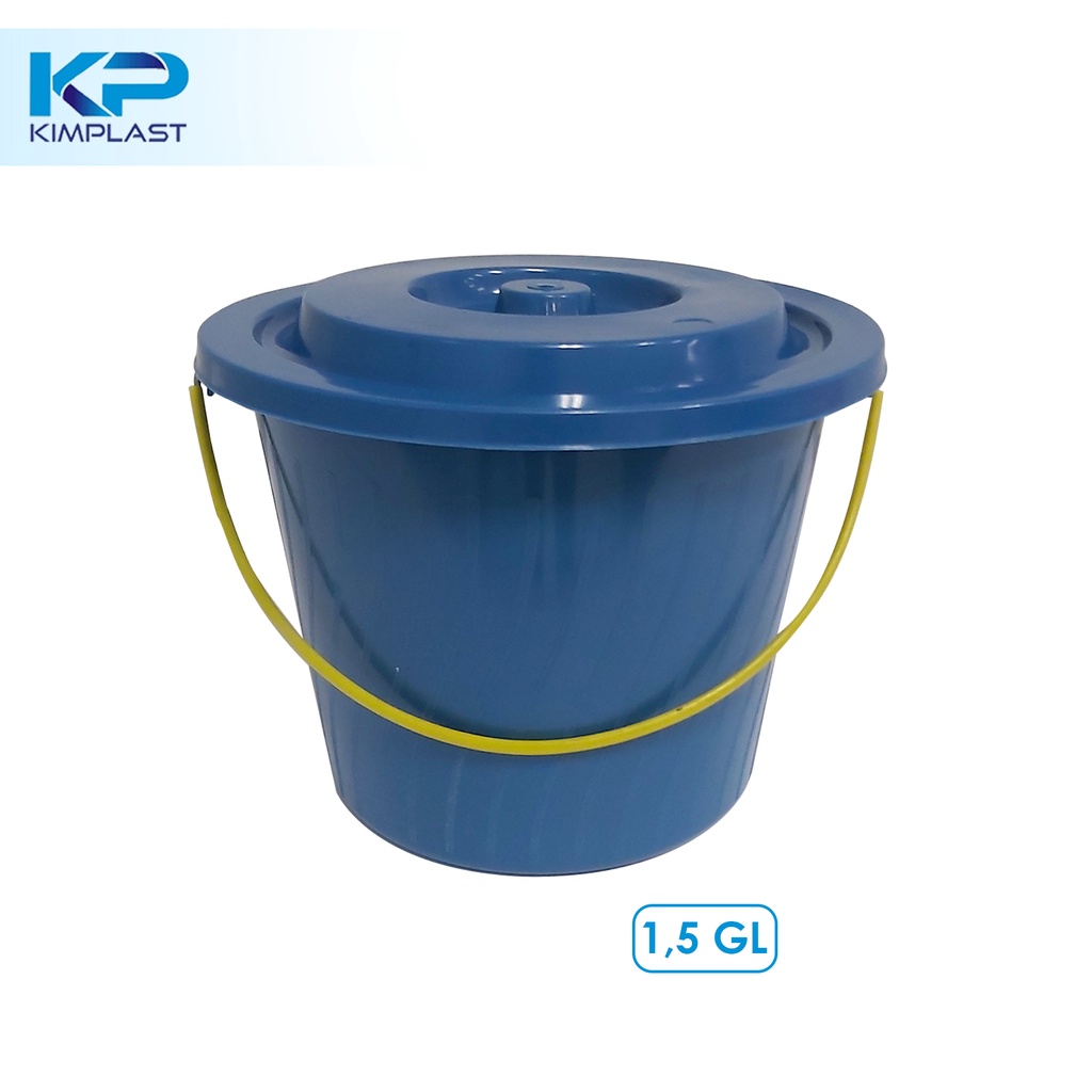 Jual KIMPLAST Timba + Tutup 1,5 GL/ Ember / Timba Mini / Timba Sabun ...